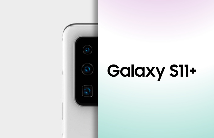Samsung Galaxy S11+后置镜头左半部曝光：分别为超广角镜头、108MP主镜头及潜望式变焦镜头！