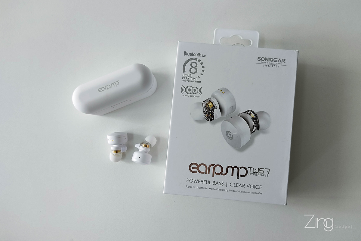 SonicGear Earpump TWS 系列无线耳机快速上手：长续航能力+不容易脱落，售价RM109起！ - Zing Gadget