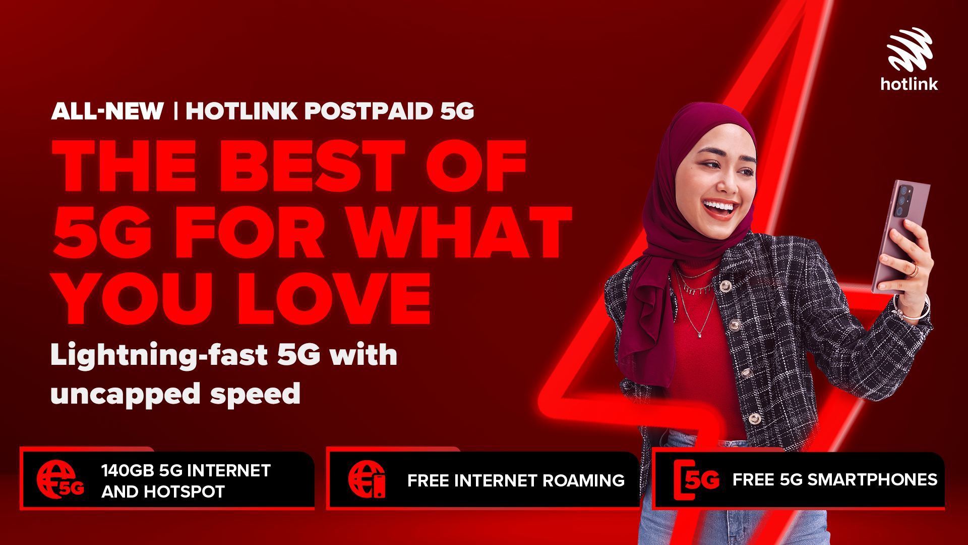 Hotlink新配套加入5G网络！每月只需RM25就能获得高达40GB的5G流量！ - Zing Gadget